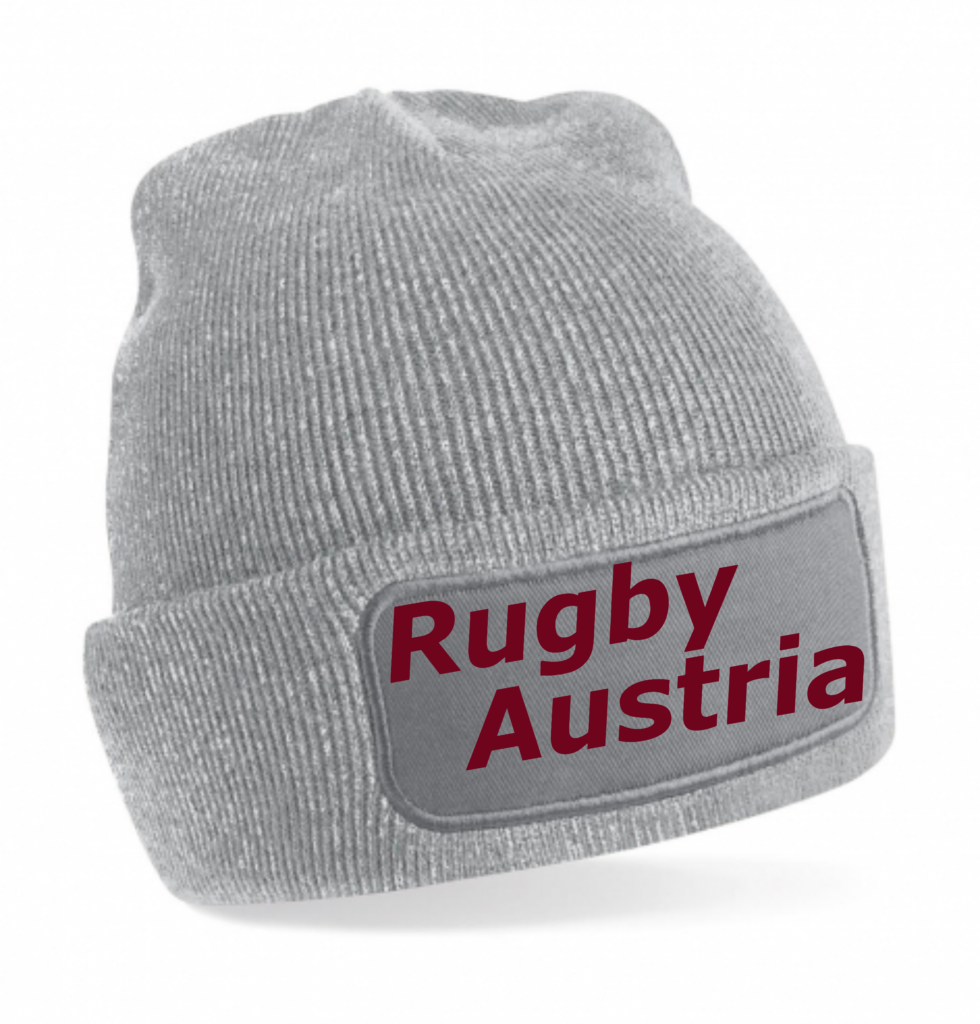 Fan Beanie Grey - "Rugby Austria"
