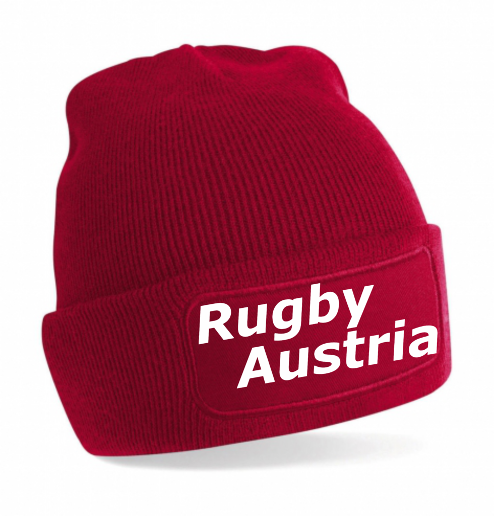 Fan Beanie Red - "Rugby Austria"